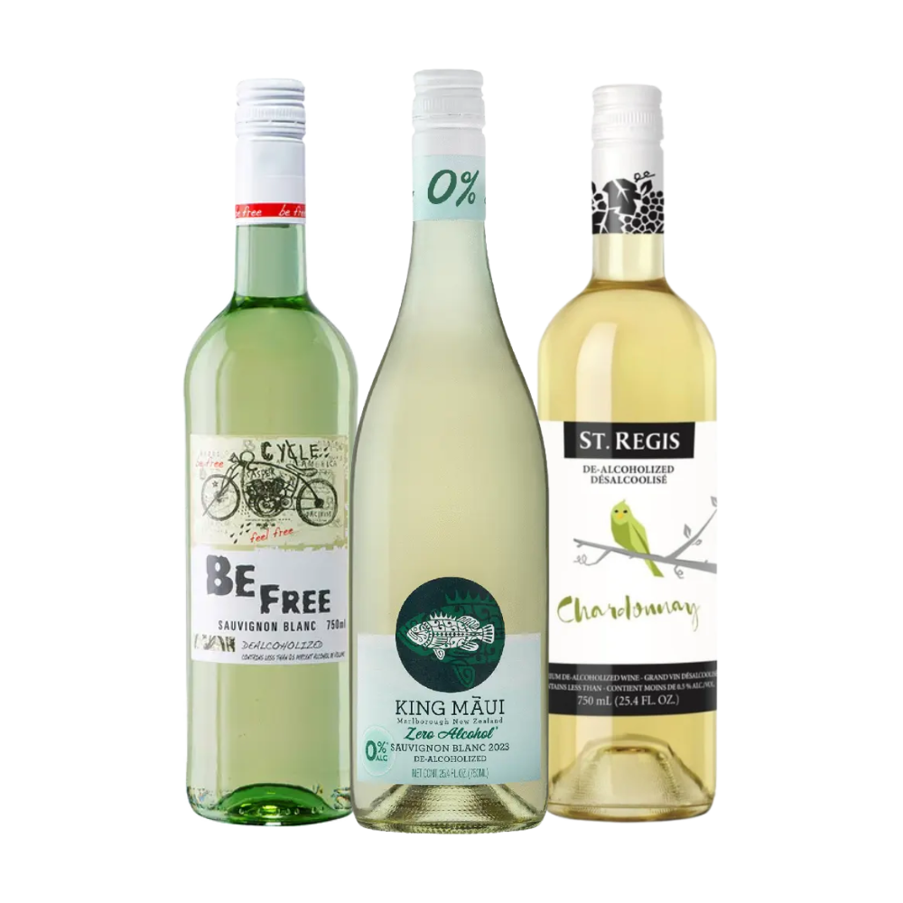 White Non-Alcoholic Wine Bundle – NonAlcoholicWines